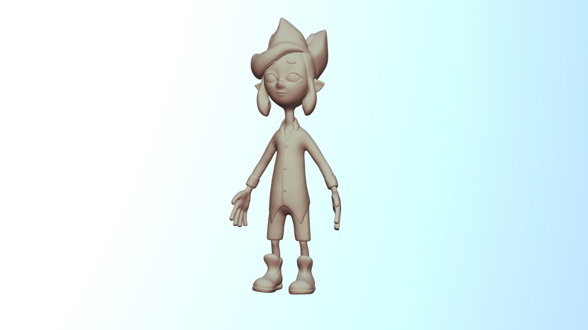 WIP Chirpy Chips Inkling Boy 7 - 3D model by lauratrsp [5423fa8 ...