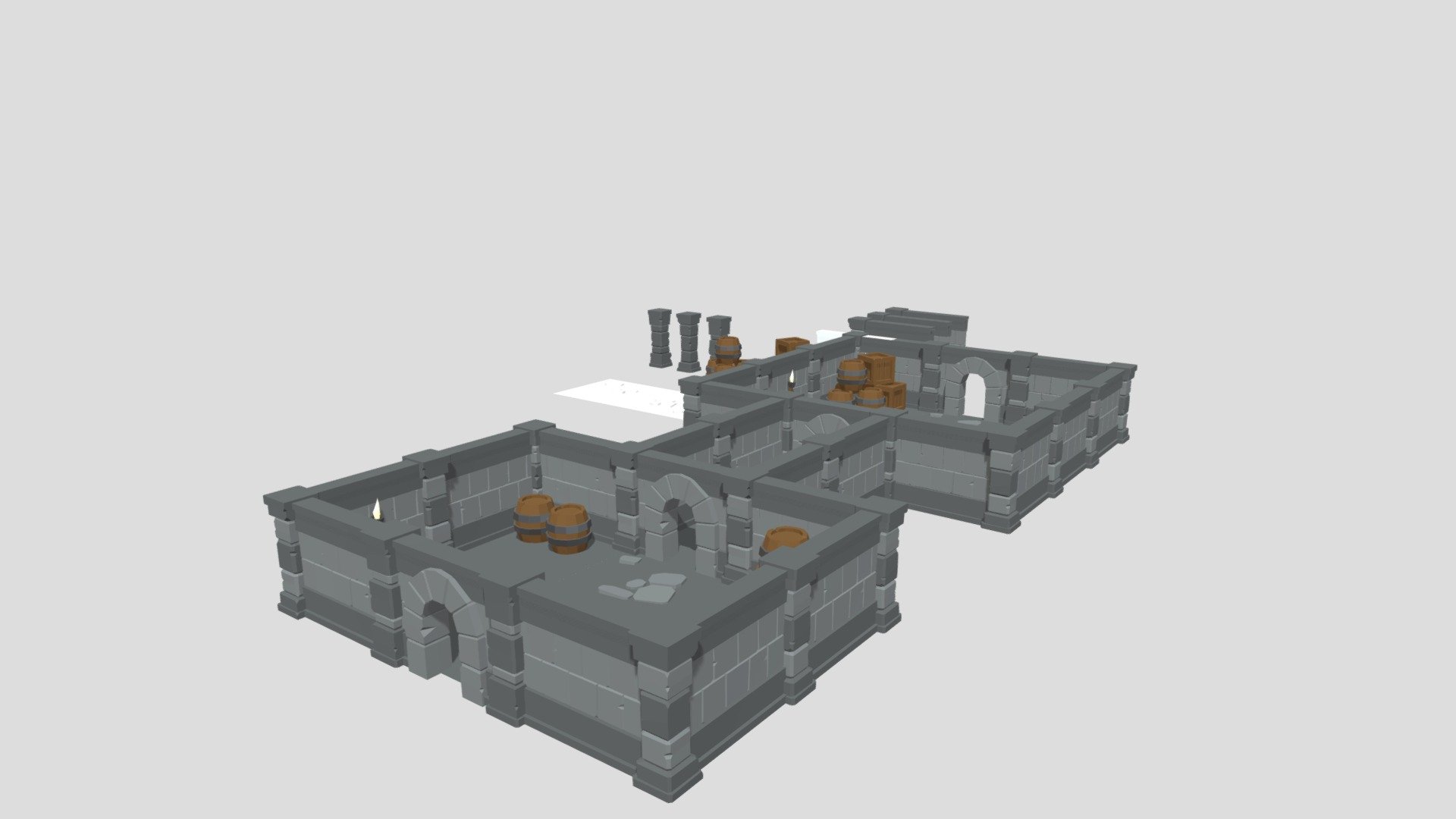 Dungeon - 3D model by Geraldmckay [5424588] - Sketchfab