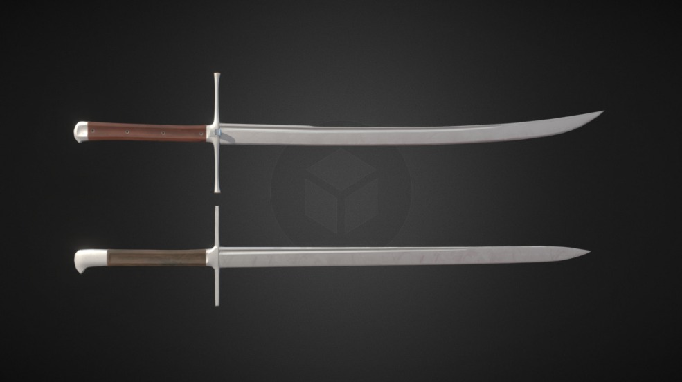 Kriegsmesser & Langmesser - 3D model by Graph [5424709] - Sketchfab