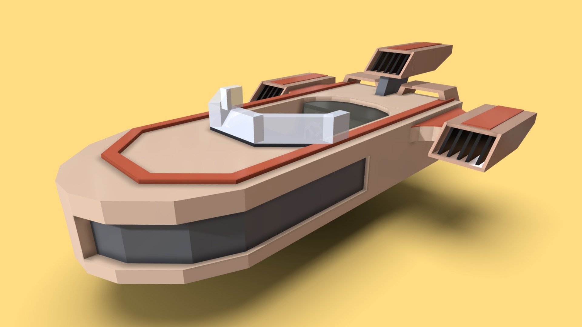 Landspeeder - Minecraft - 3D model by LZ Blocks (@LZBlocks) [5424770 ...