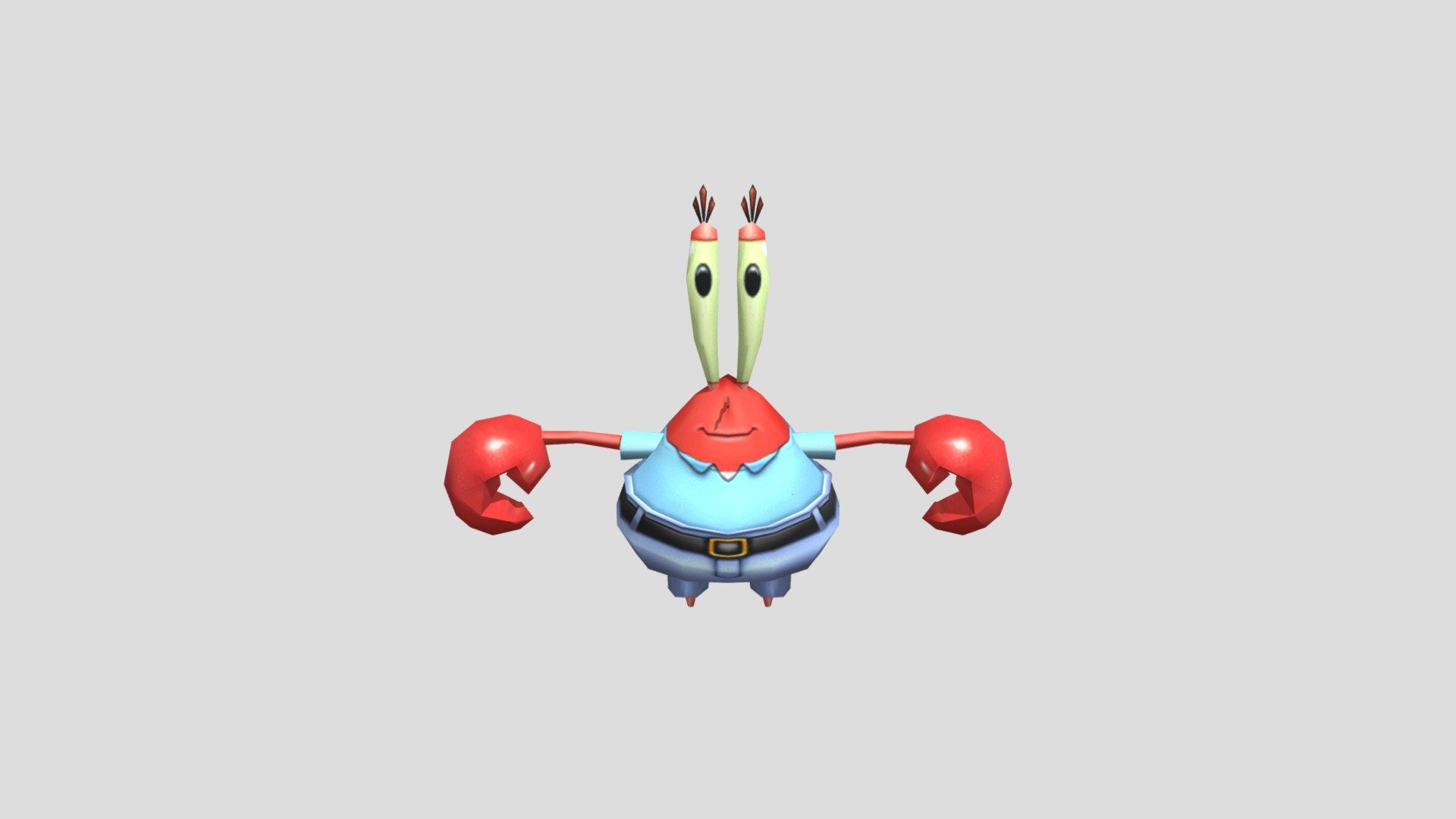 GameCube - Nickelodeon Party Blast - Mr Krabs - Download Free 3D model ...