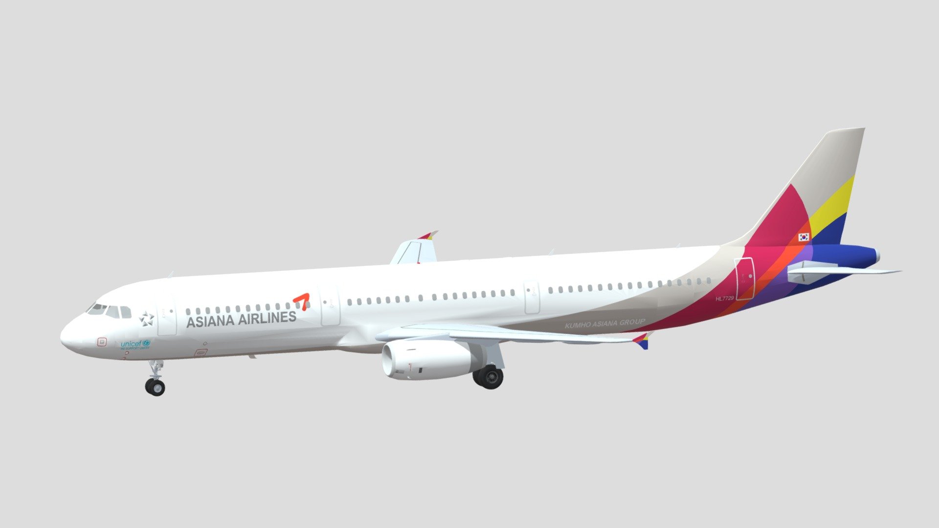 airbus a321 - Download Free 3D model by 1883 [5427134] - Sketchfab