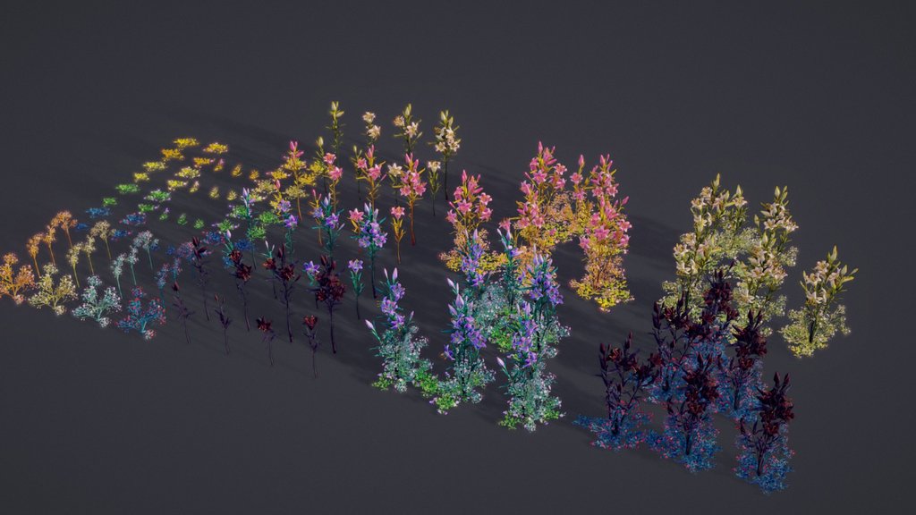 flower - A 3D model collection by ergui - Sketchfab