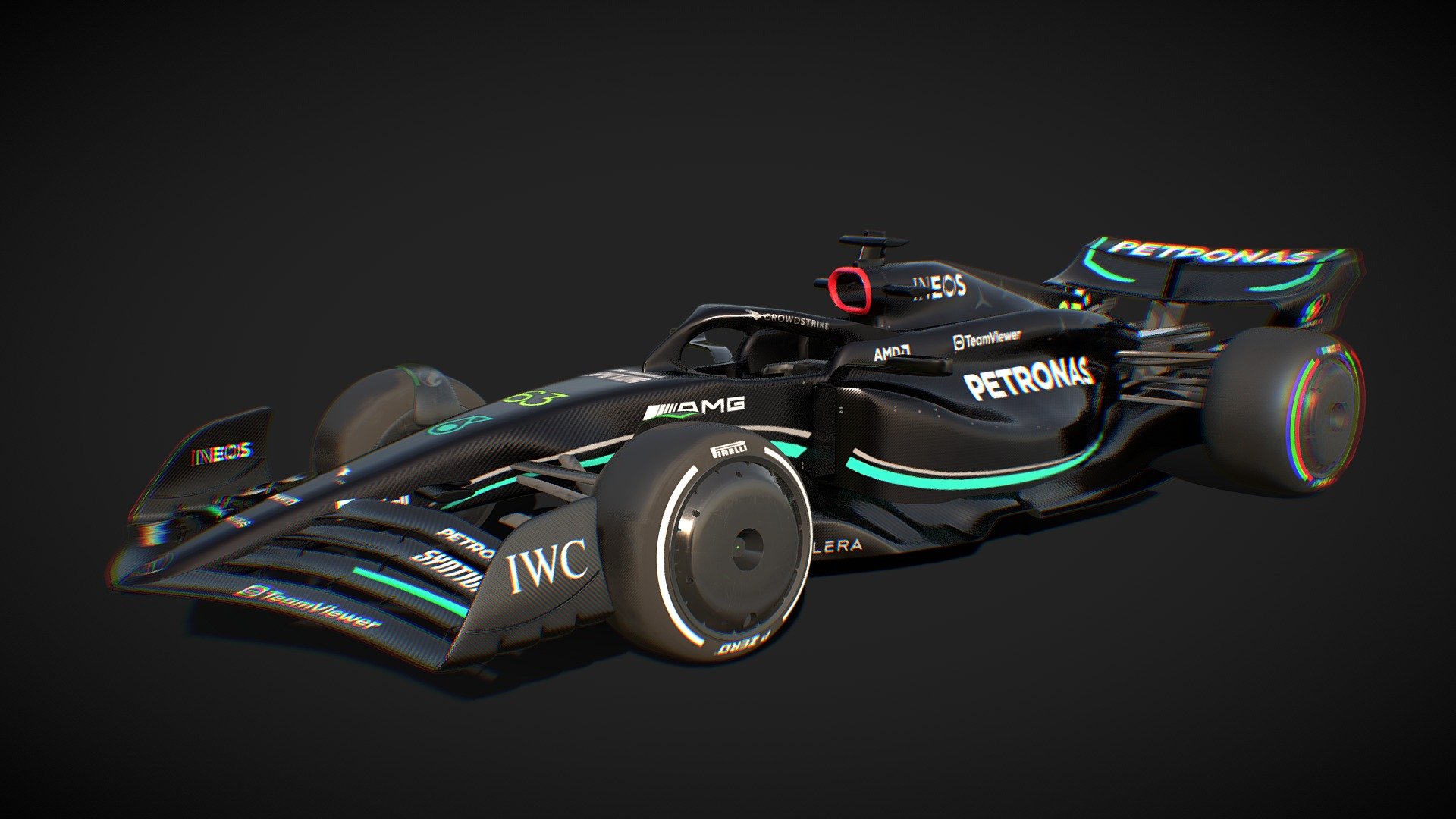 Mercedes W14 F1 - Buy Royalty Free 3D model by sarvesh777 (@sarvesh903 ...