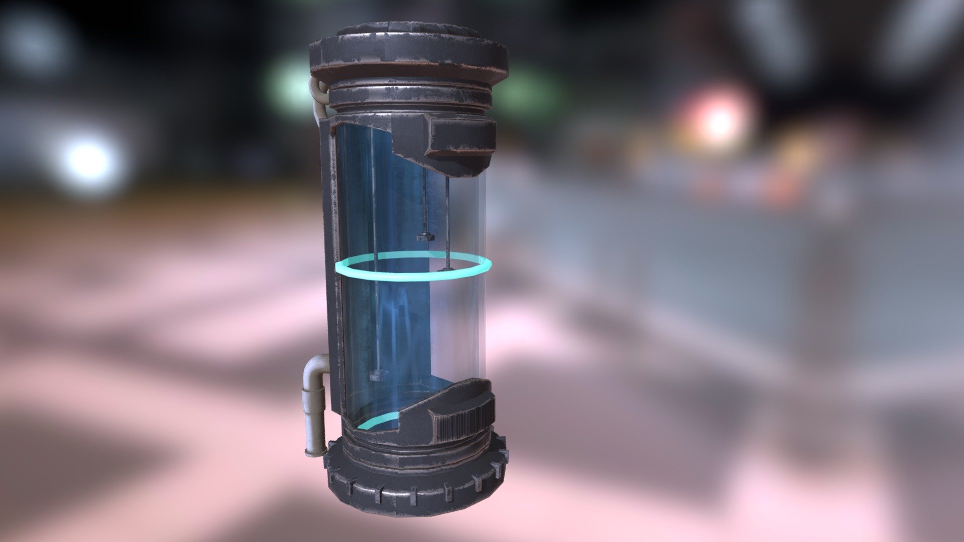 Scifi Futuristic Standing Incubator - Buy Royalty Free 3D model by ...