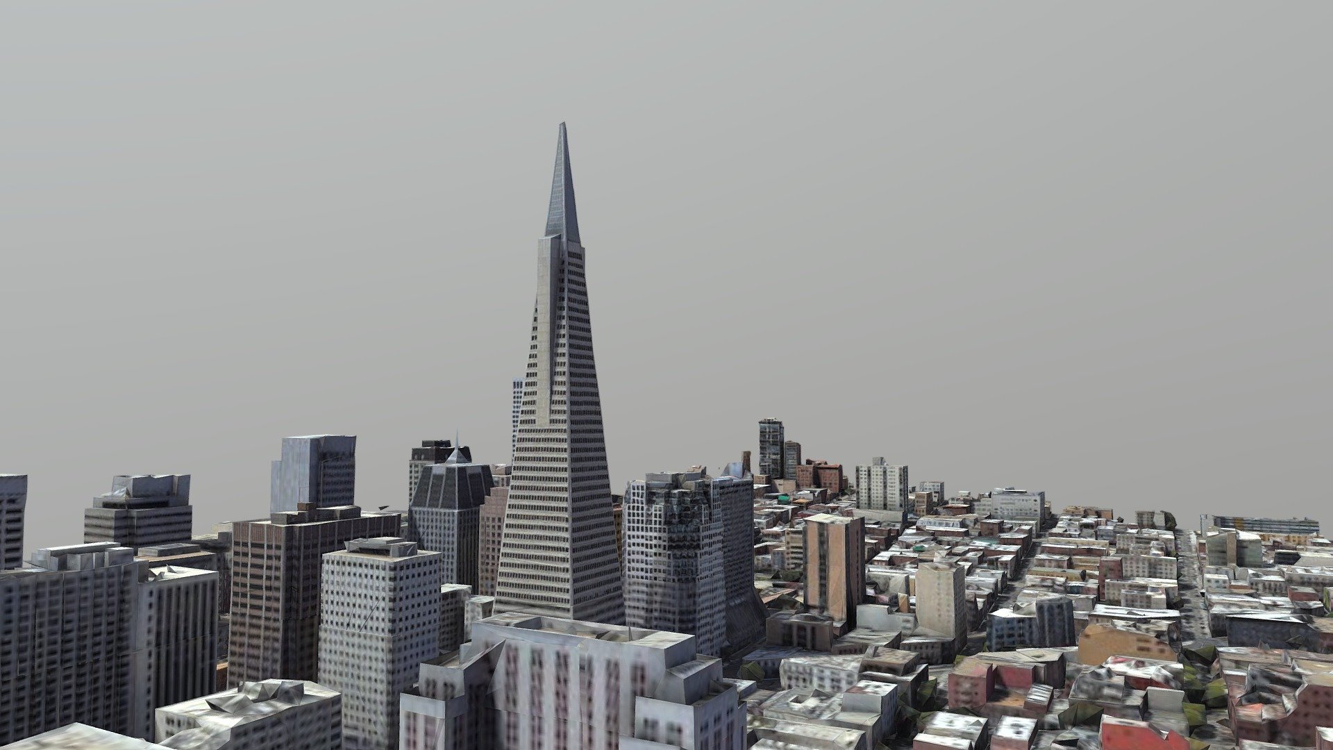 Transamerica Pyramid - Download Free 3D model by mohamedhussien ...