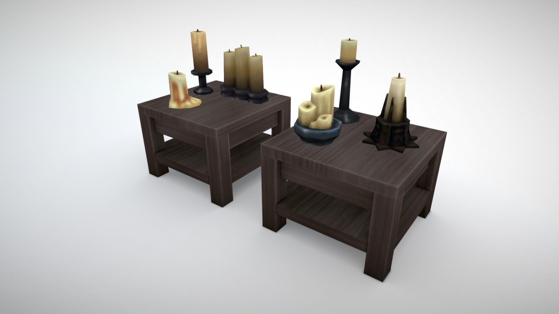 Candles Assets - 3D model by elinaplantse [542a737] - Sketchfab