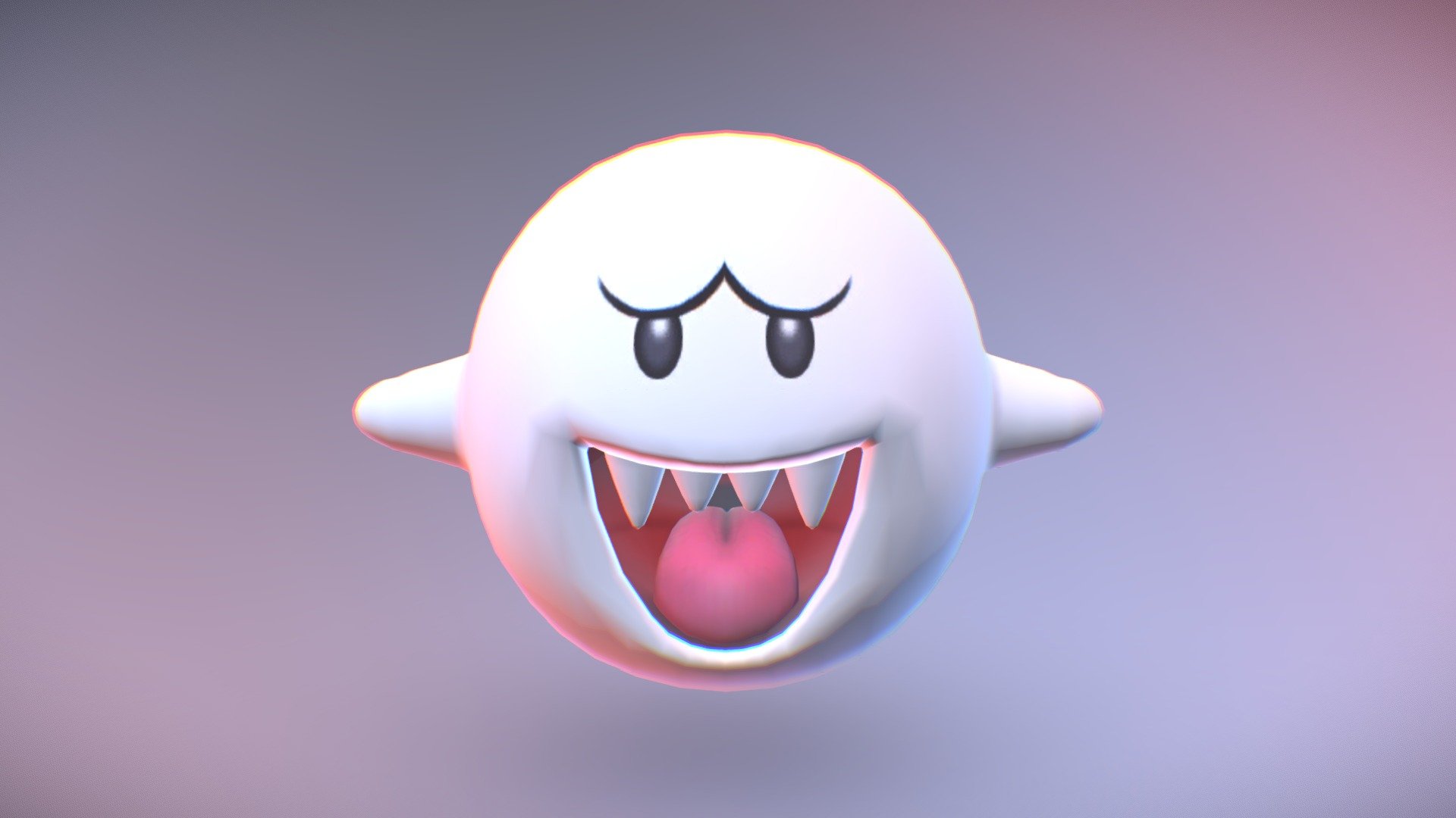 Boo - Super Mario Galaxy - Buy Royalty Free 3D model by AdminX1100 [542c9ed] - Sketchfab Store