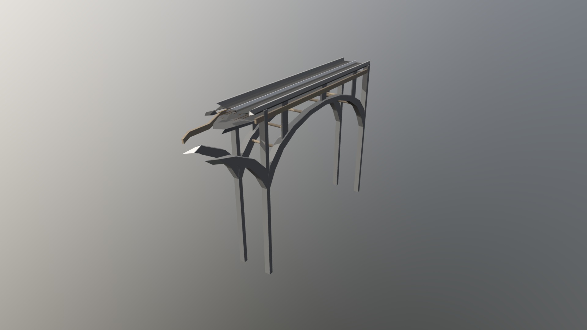 Broken Bridge - 3D model by Donnacha Fallon (@Lycan1795) [542d445 ...