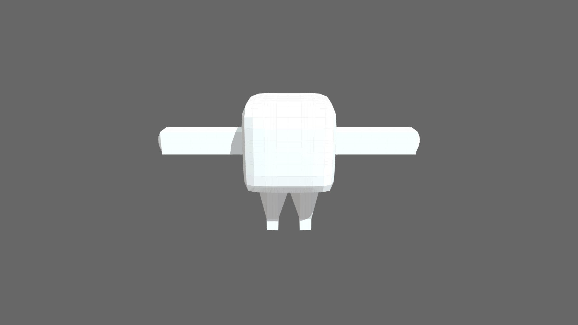 Blocky man thingy - 3D model by The-Fake-King [542dde1] - Sketchfab