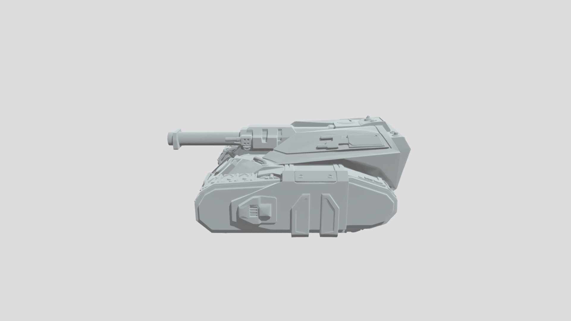 futuristic tank destroyer - 3D model by galilo90 [542e0c1] - Sketchfab
