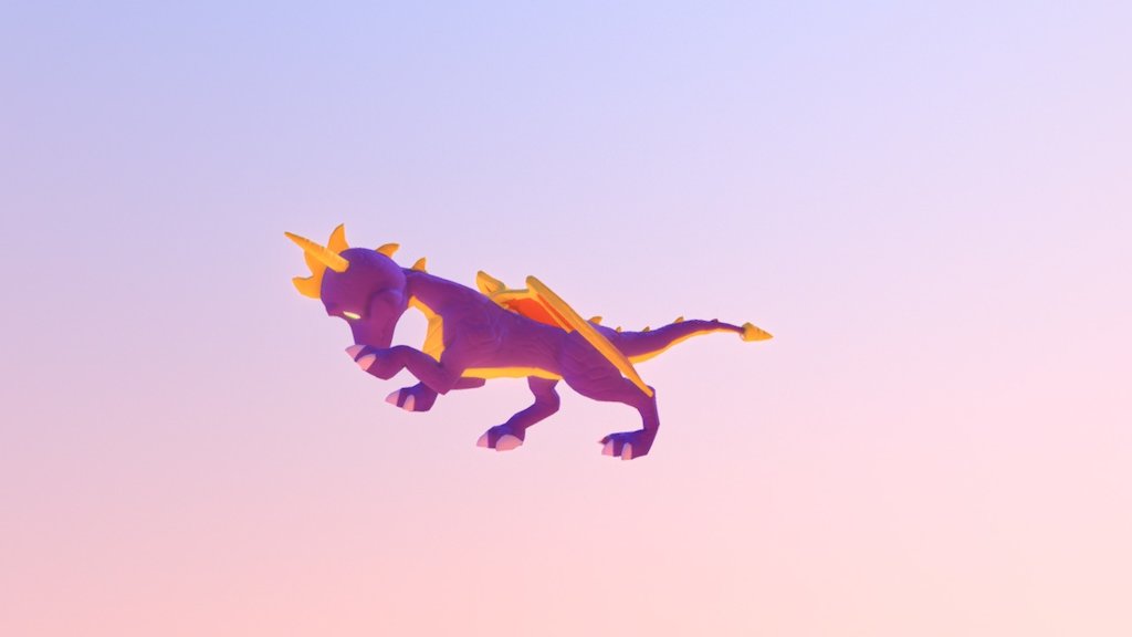 Spyro - Charge - 3D model by callum.w.nuttall [542e1c1] - Sketchfab