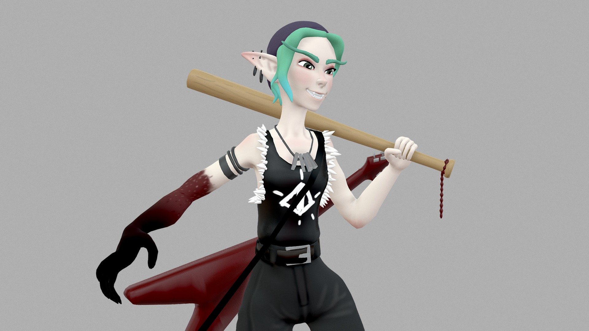 Bat elf - Download Free 3D model by Coffeek (@coffe0wolf) [542e261 ...