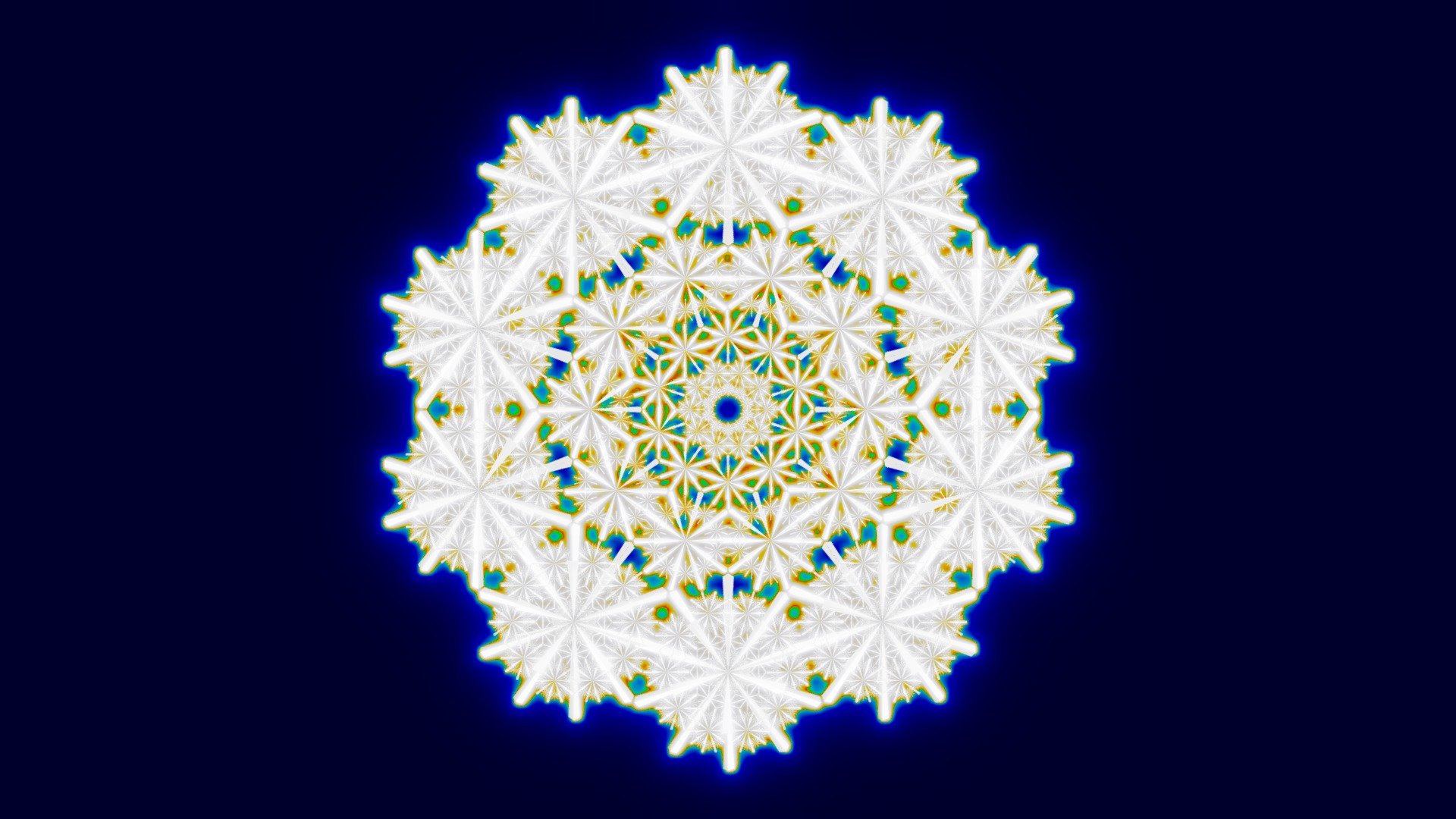 fractal star - 3D model by moroplogo [542e382] - Sketchfab