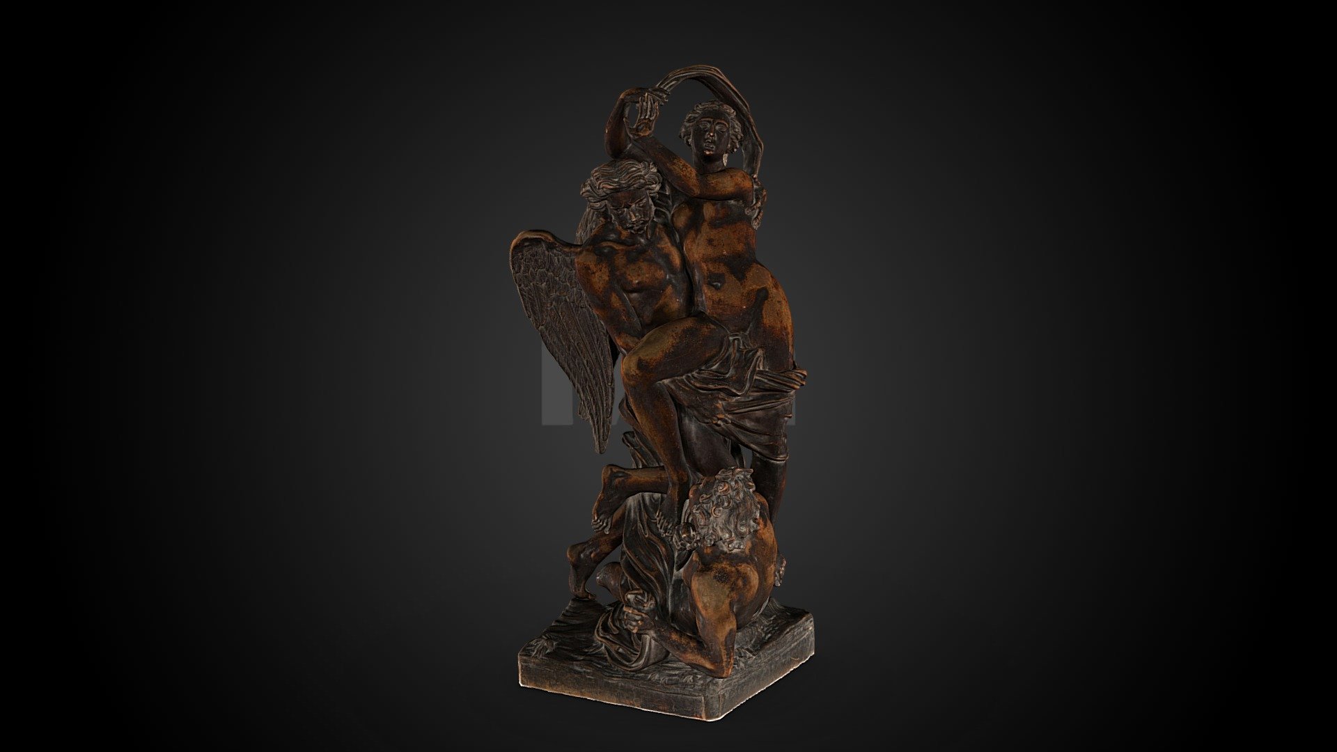 Boreas Abducting Orithyia, c. 1700 CE - Download Free 3D model by ...