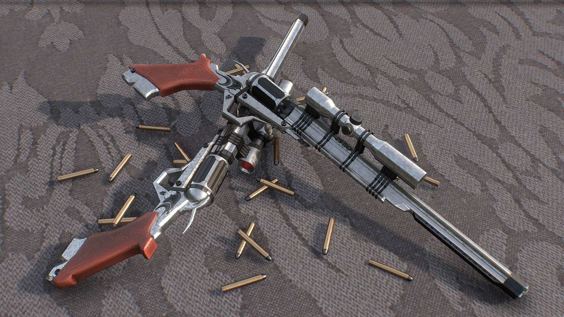 JS-2023 Revolver - 3D model by Raizel (@Raizel3D) [542faf9] - Sketchfab