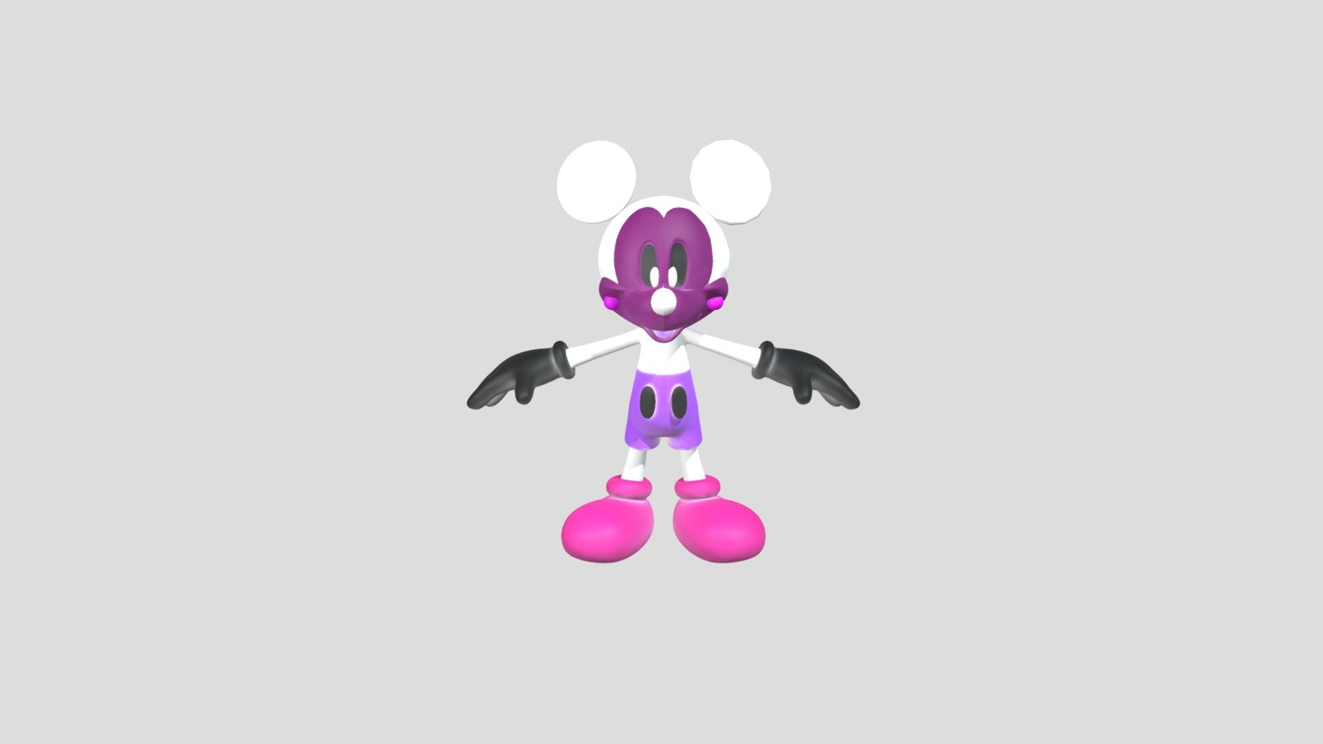 ADI 2.0: Funtime Mickey (Fully rigged) - Download Free 3D model by ...