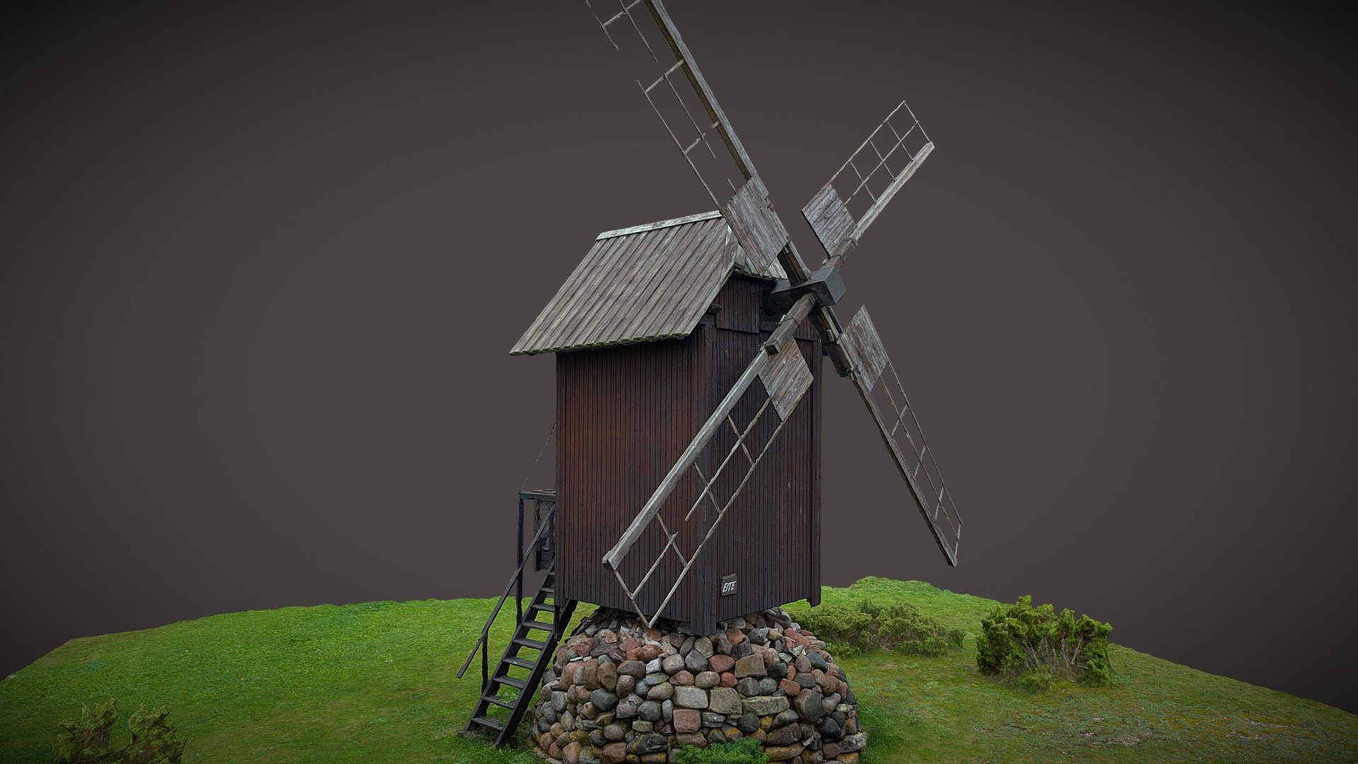 Eite Windmill - 3D model by Saulius.Zaura [5430560] - Sketchfab