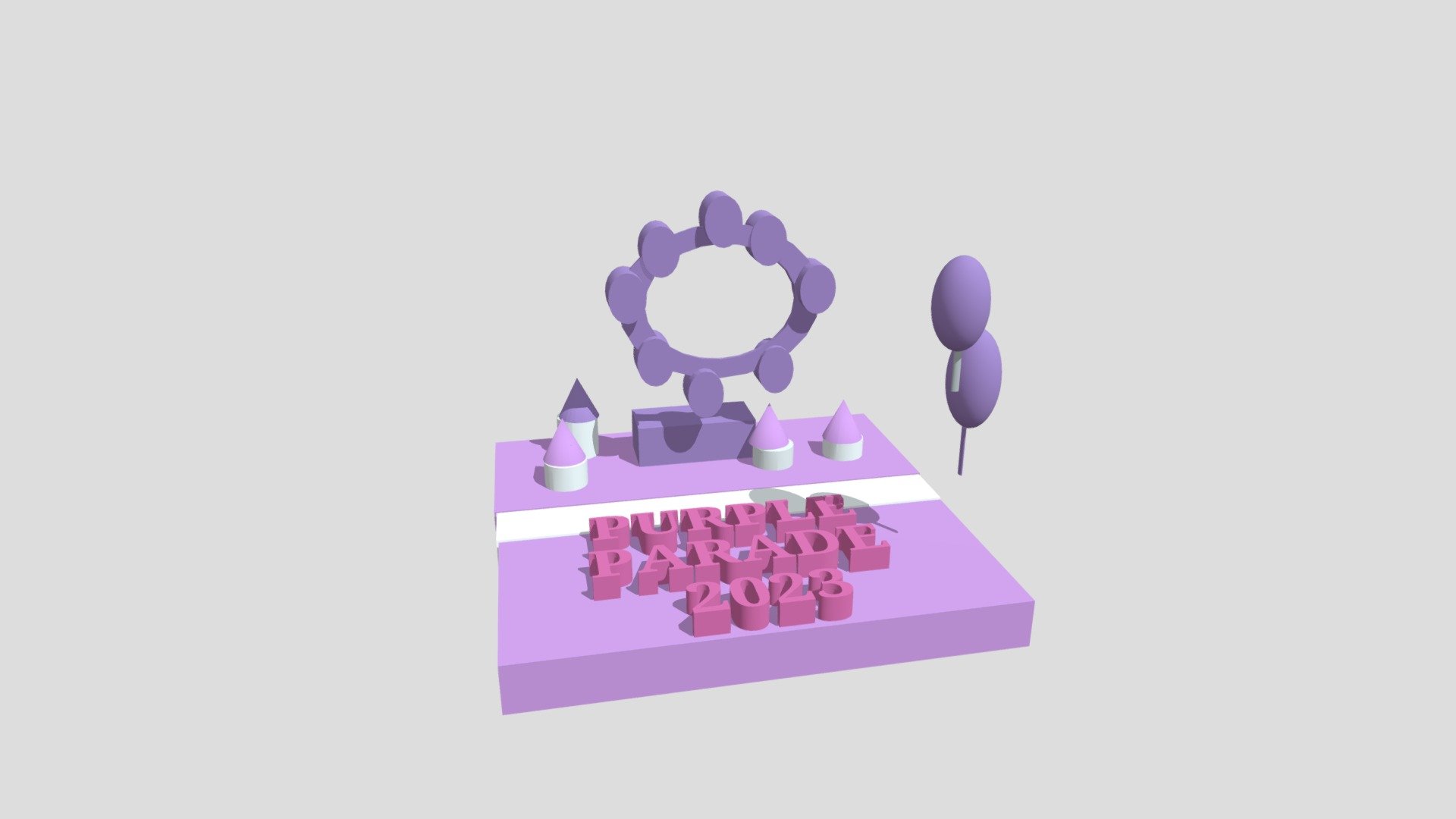 Purple Parade - Riordan (1) - Download Free 3D model by it.trackv ...