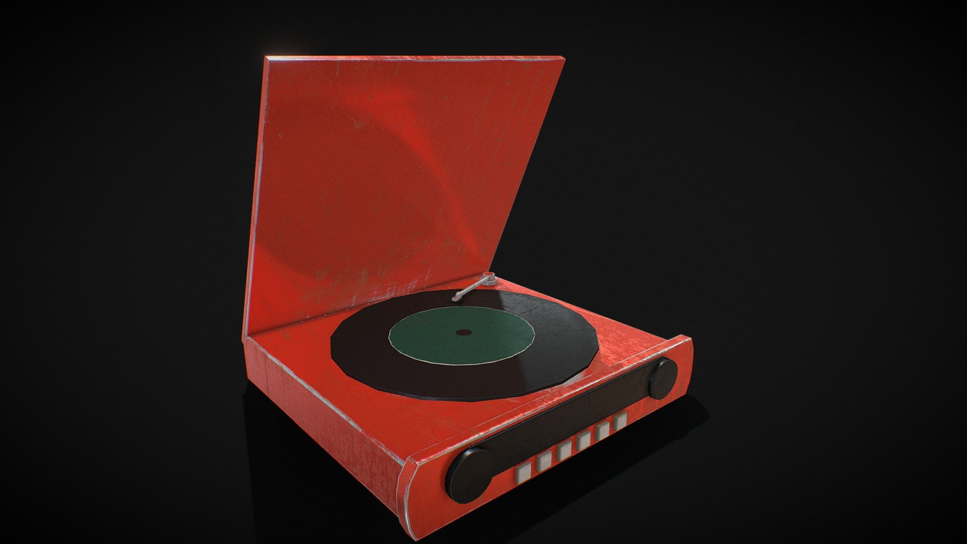 Car Record Player - 3D model by AkryWarz [5431992] - Sketchfab