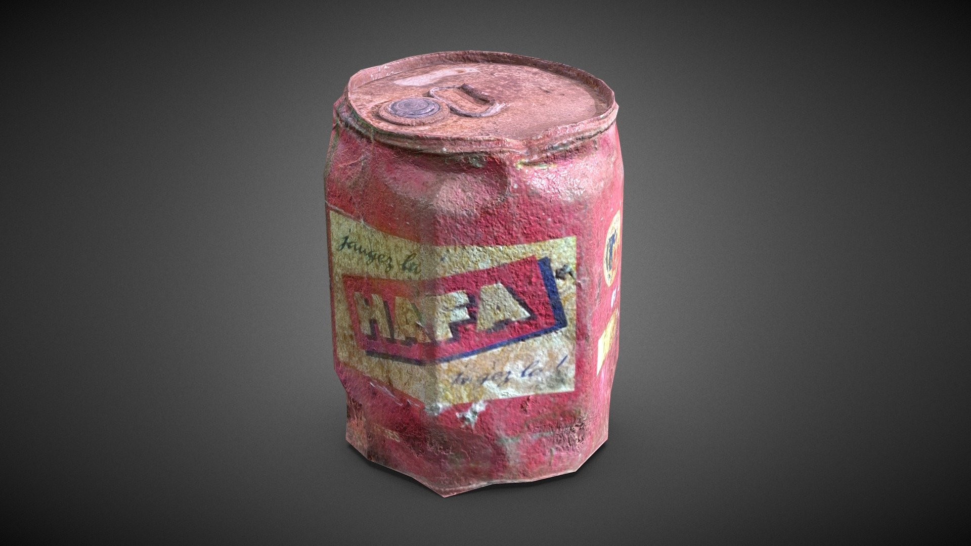 Rusty Metal Container - Download Free 3D model by Léonard_Doye ...