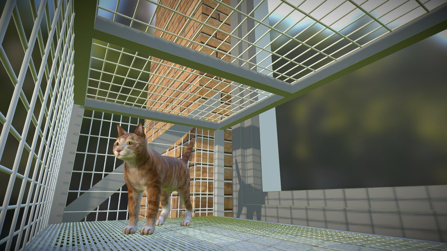 La Veranda Cat Cage - 3D model by Milwicz Architekci (@natalia.wojciuk ...