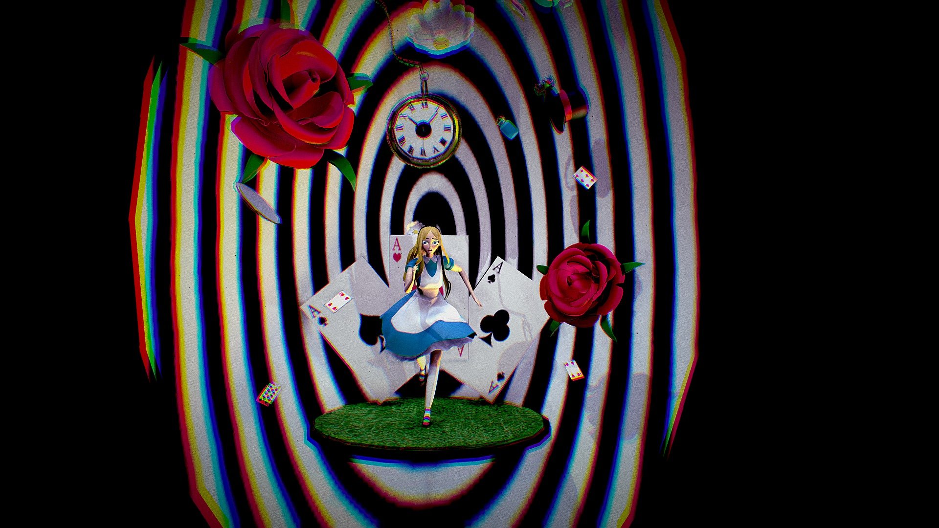 ♥alice In The Wonderland♥ 3d Model By Camilacampo [543307b] Sketchfab