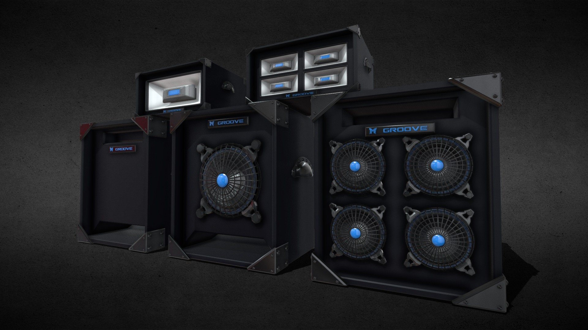 [FREE] Groove Sound System: Effects Asset - 3D model by Nyabsino[KMM ...
