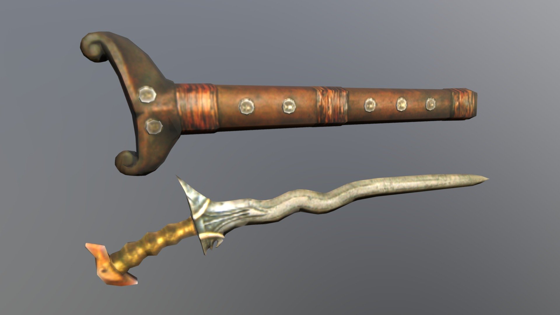 Kalis Sword - 3D model by aedanundea [543400a] - Sketchfab