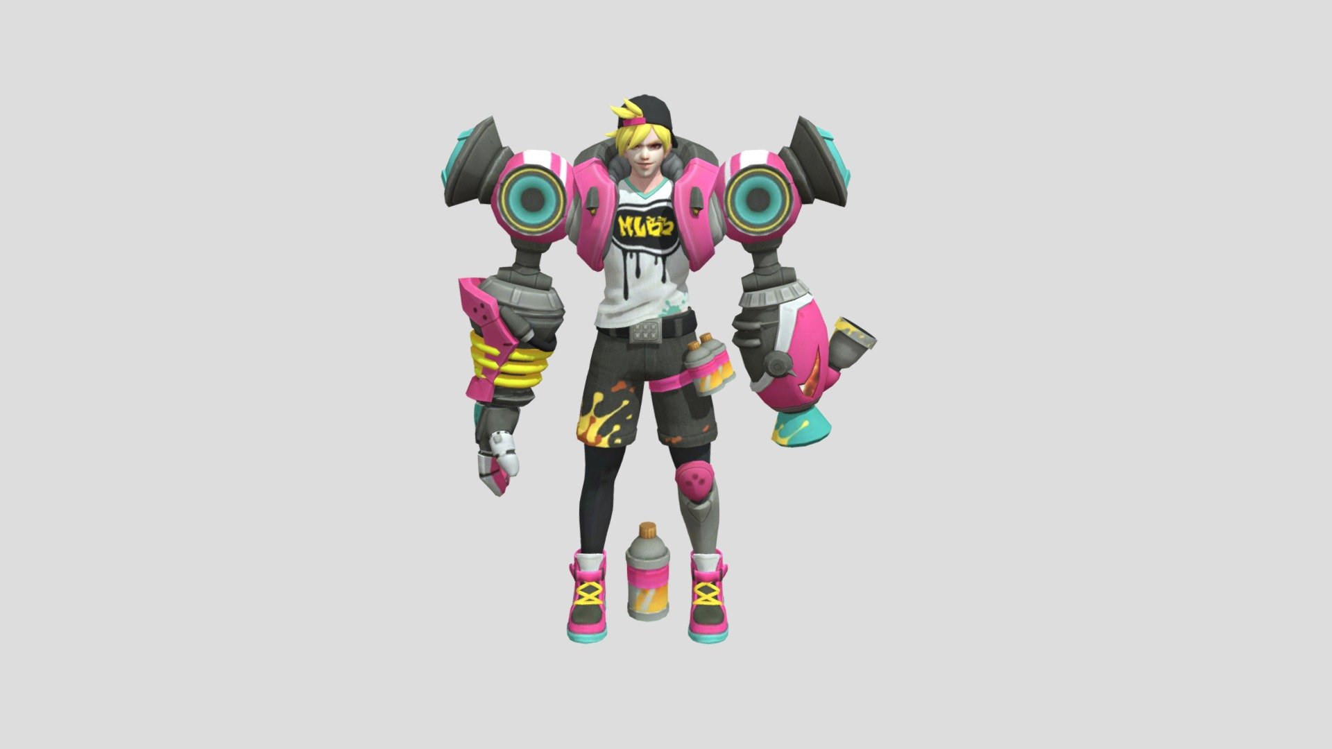 X Borg - Graffiti Fashion - Download Free 3D model by Clear pisyuu ...