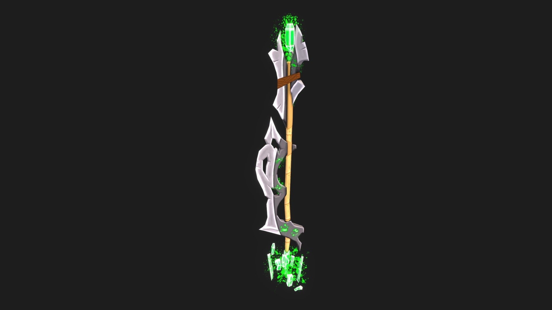 Pandaren Battle Staff - WoW inspired - 3D model by Captain Thyme ...