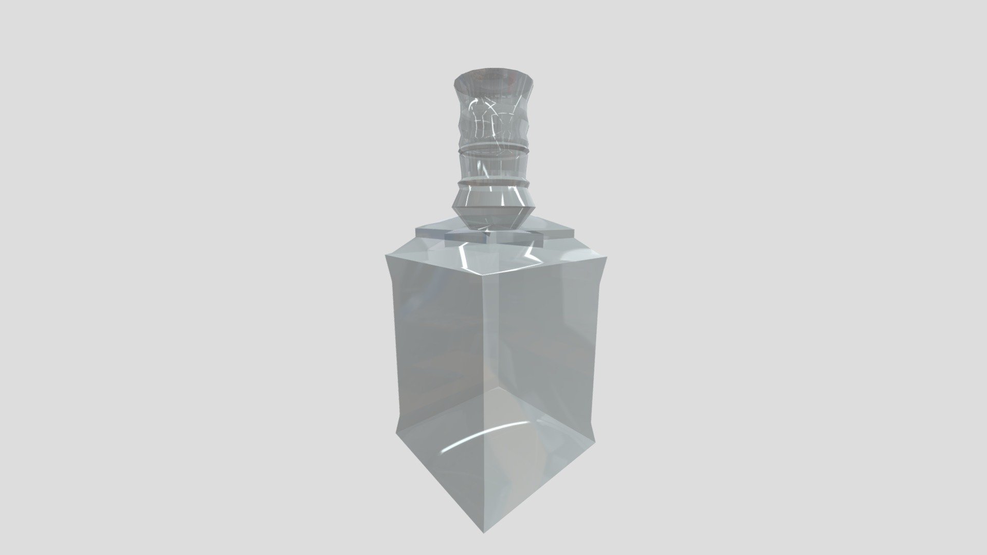 Edited Whisky Bottle High Poly Model Unwrapped - 3D model by Mcnugget ...