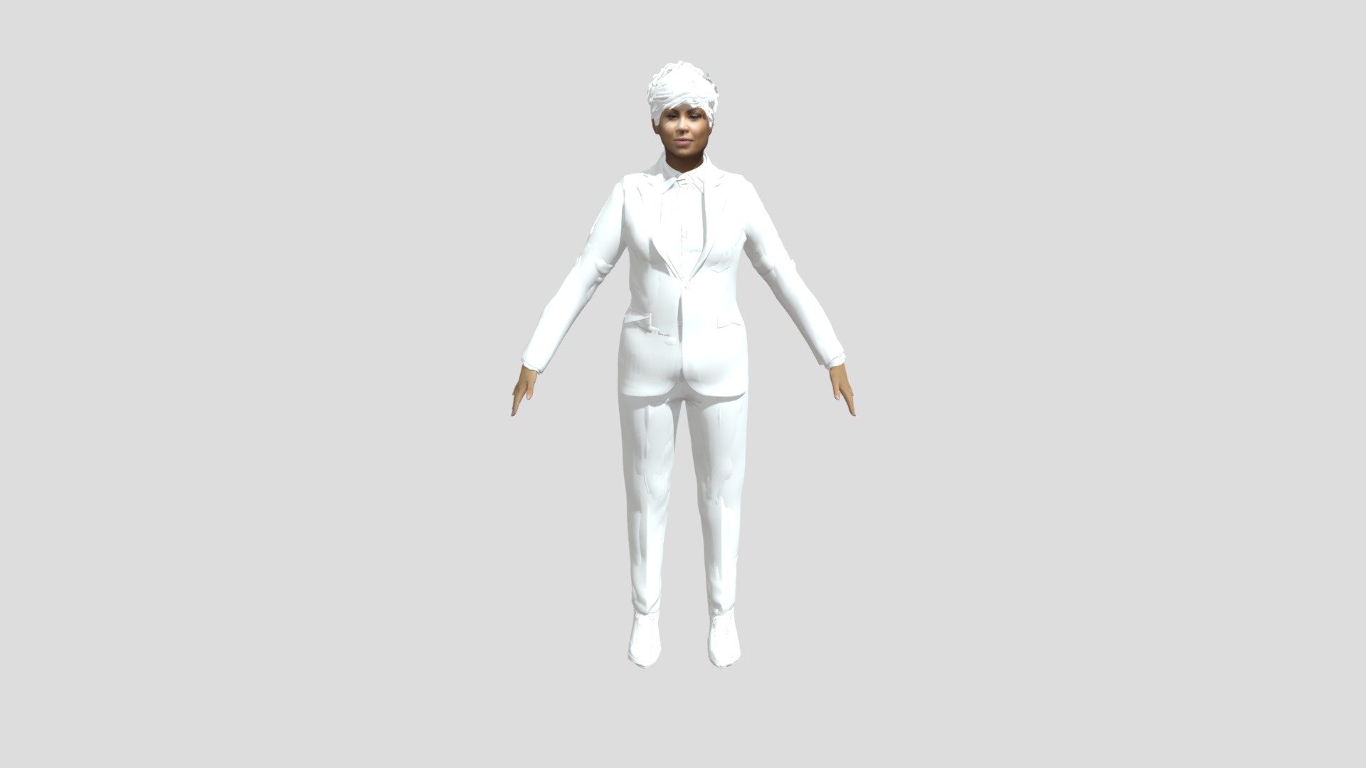 Spatial Avatar 185cm70kg Female Blndshps - 3D model by spatial.digital ...
