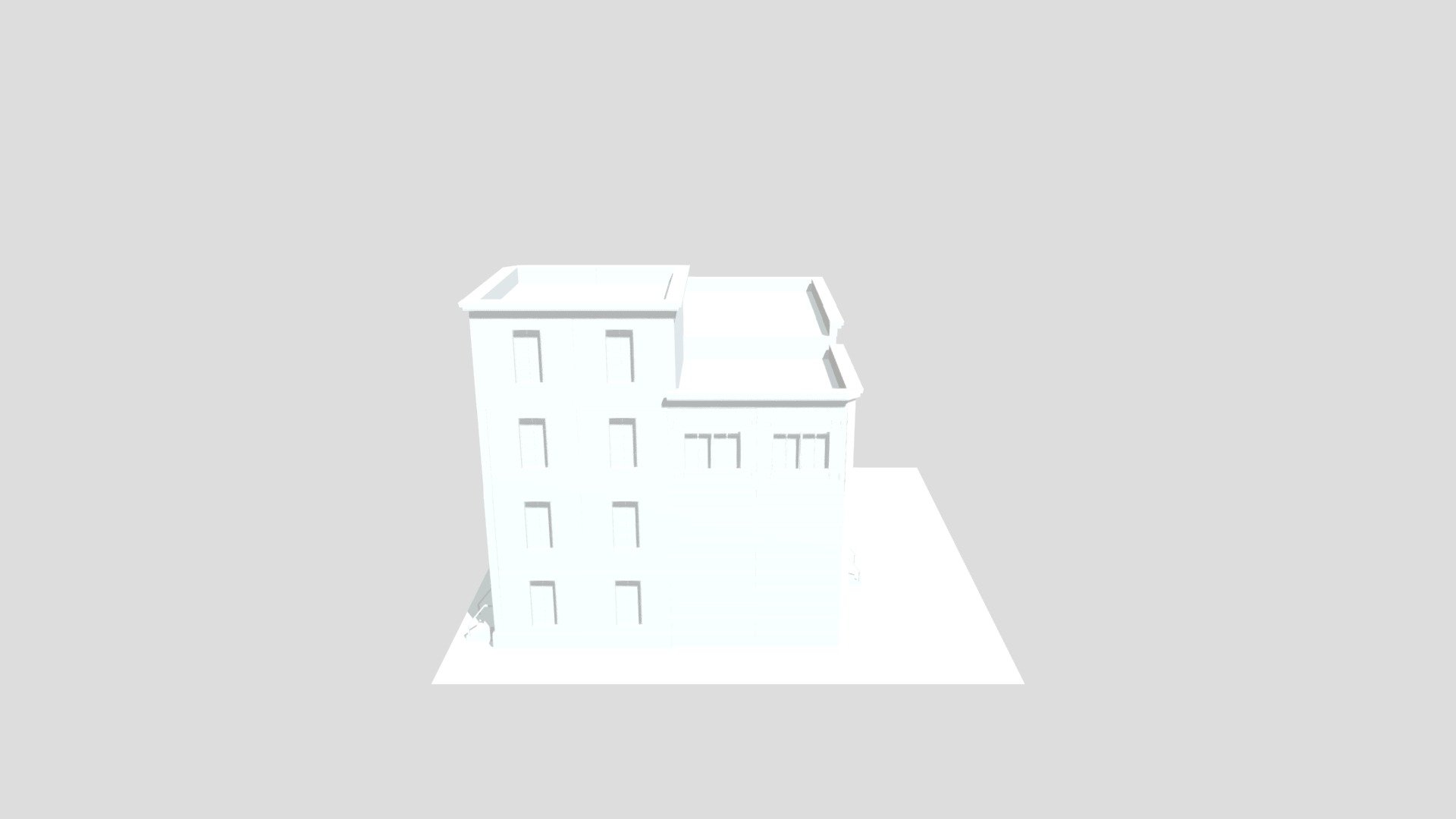Building Model - 3D model by Ashley S (@Blu35tone) [543884d] - Sketchfab