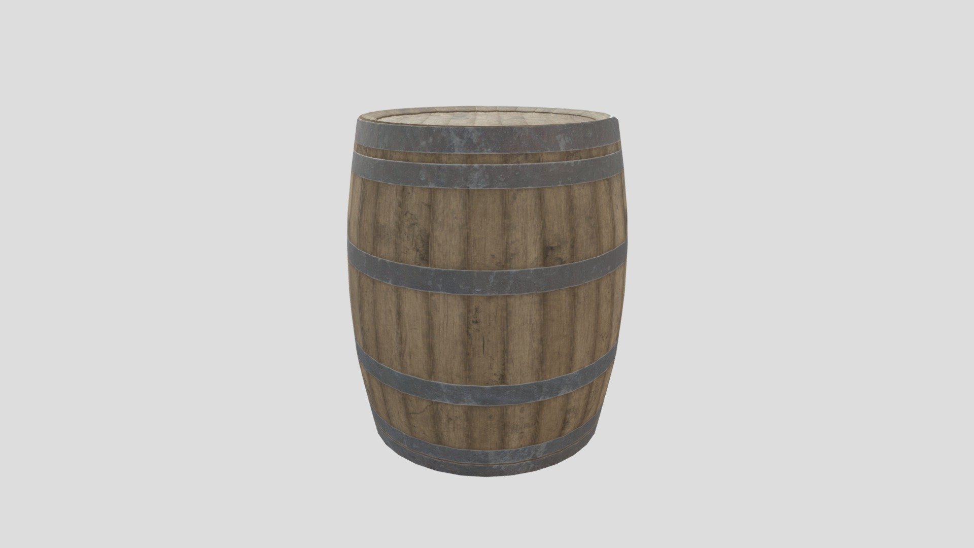 Game-Ready Barrel Game asset - 3D model by yonatanw2 [5438b0e] - Sketchfab