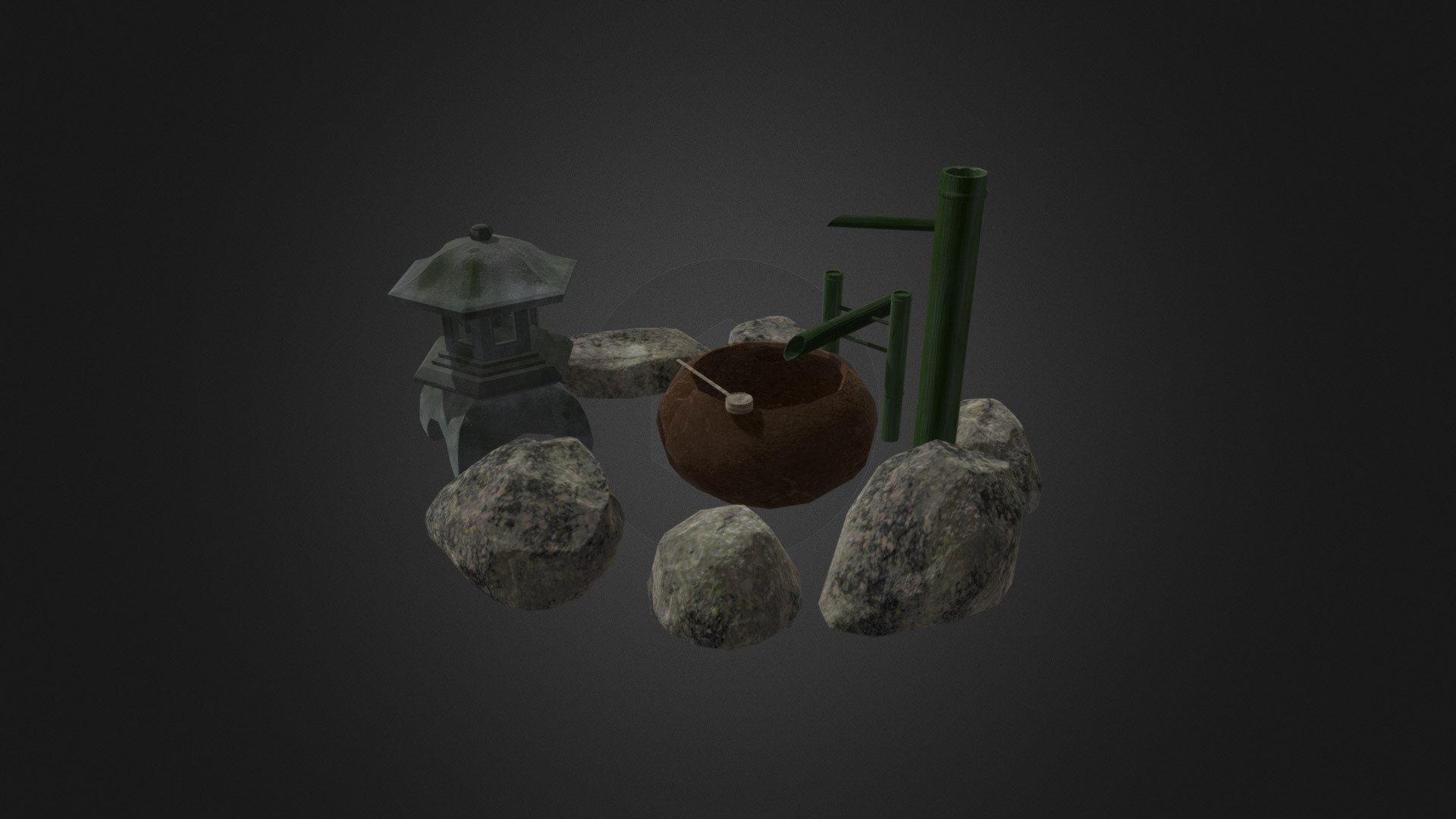 japanese garden - 3D model by datucarl [543b66c] - Sketchfab