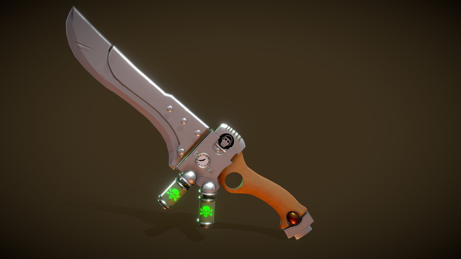 Stylized Dagger - Download Free 3D model by hamza.benaissia [543c204 ...