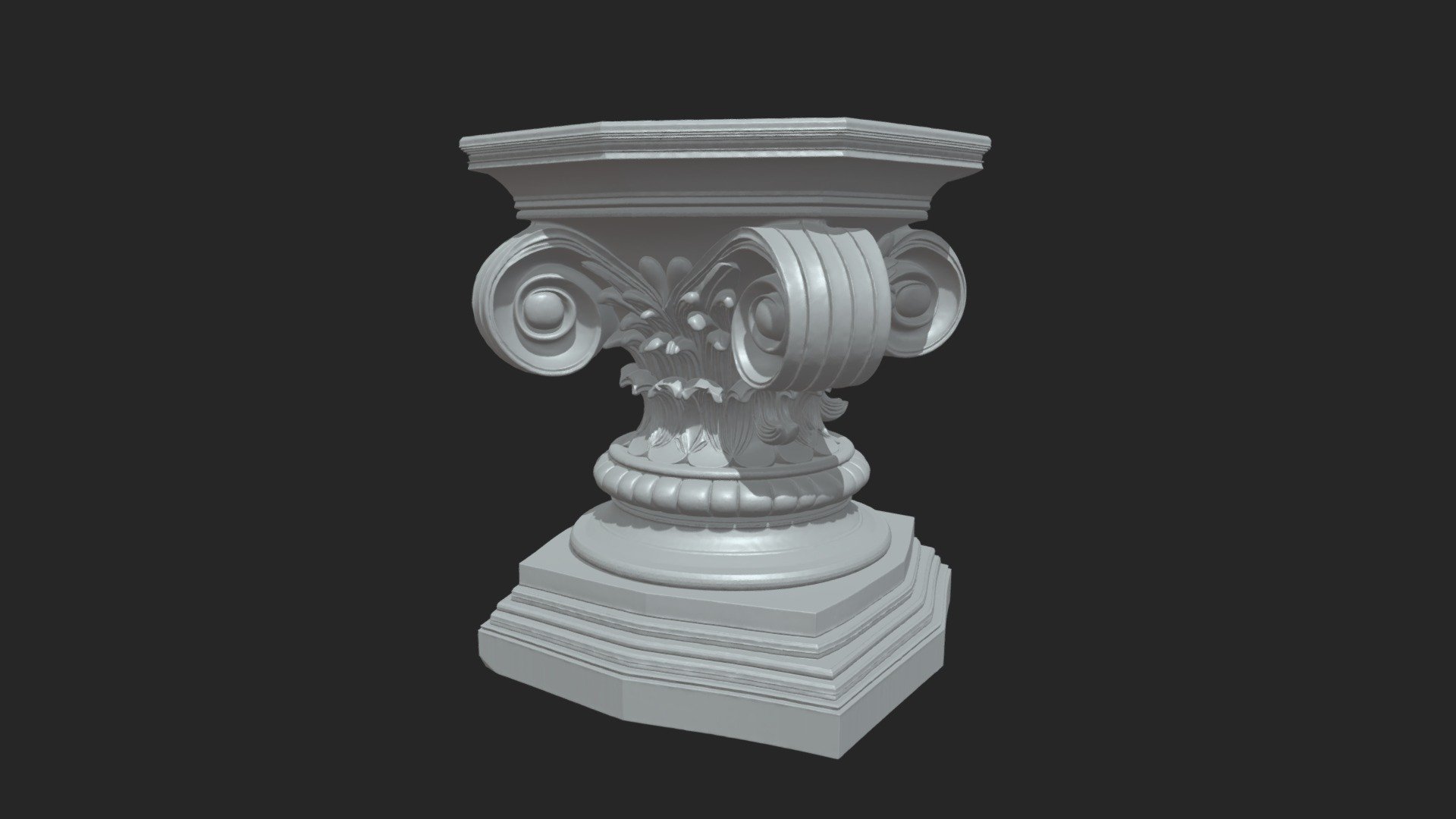 pedestal D - Download Free 3D model by Ahmed Ragab (@Ahmed_Ragab90 ...