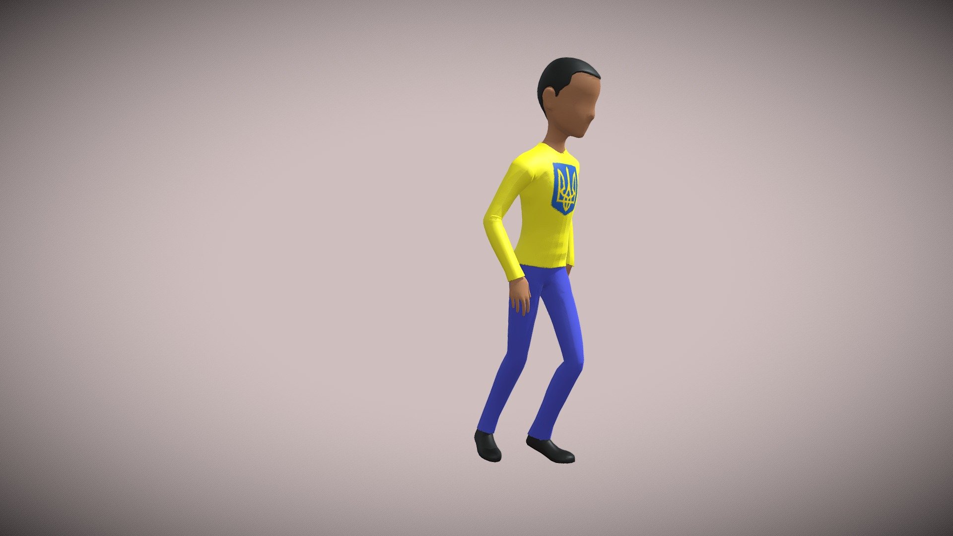 Animated Ukrainian Dancer Character Moonwalks - Download Free 3D model ...