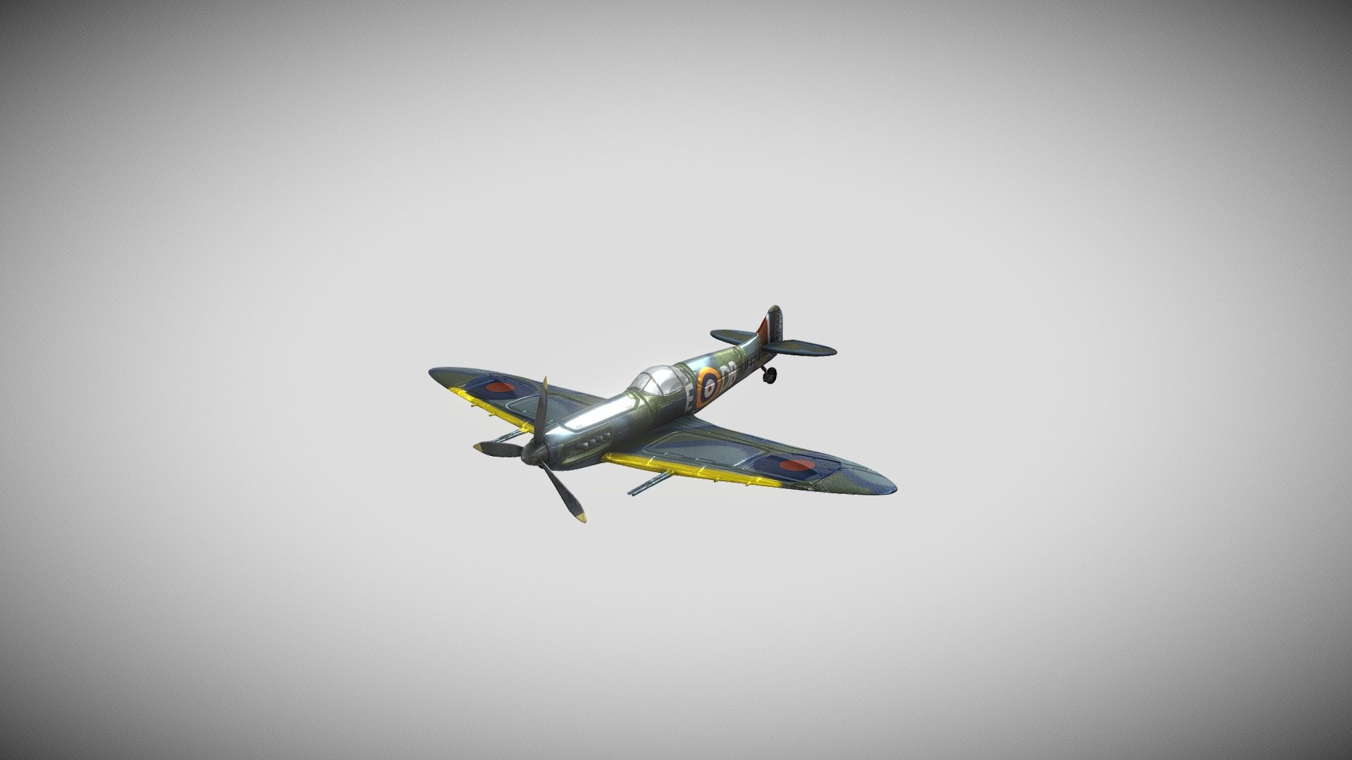 SPITFIRE MK II - 3D model by gregorymora [543ec71] - Sketchfab