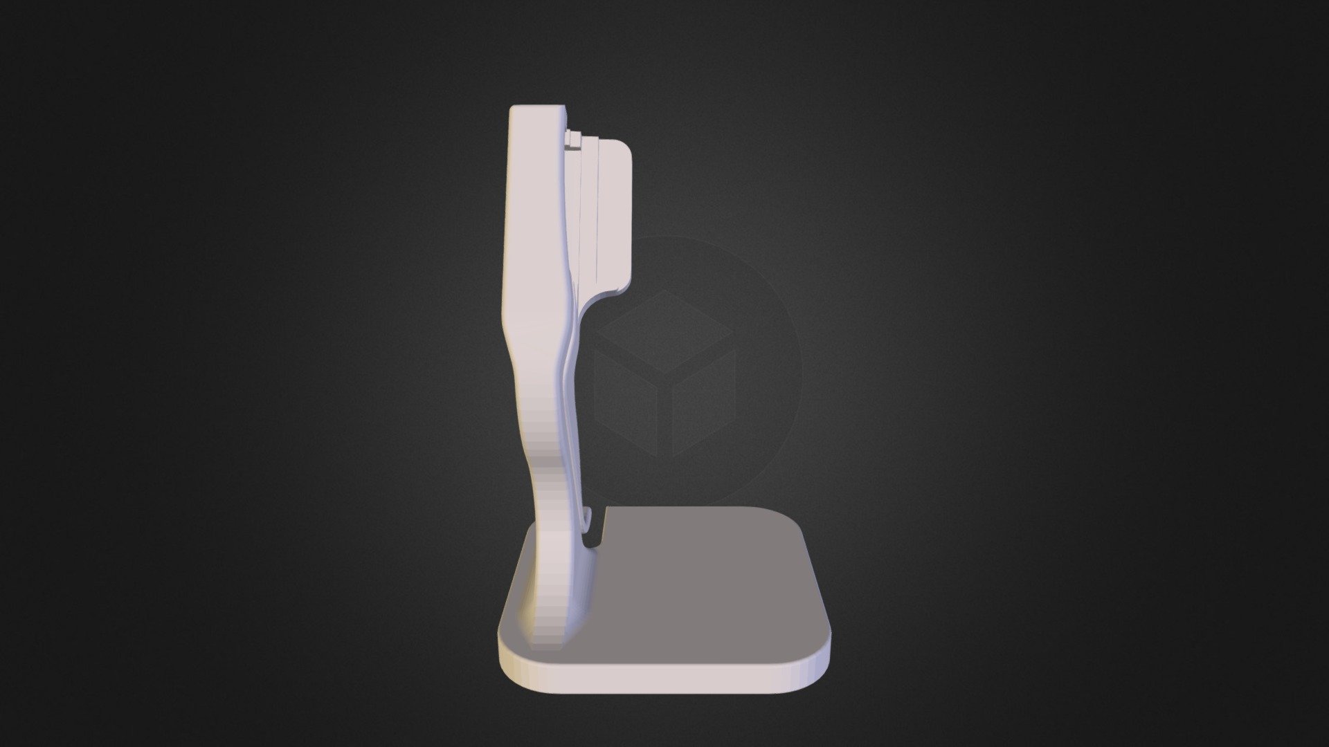 Pebble Steel Stand Without Makerbot Logo (1) - 3D model by ...