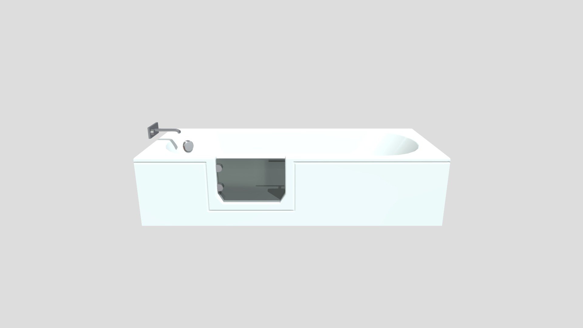 Walk In Tub - Download Free 3D model by TapvigoEDU [5443f03] - Sketchfab