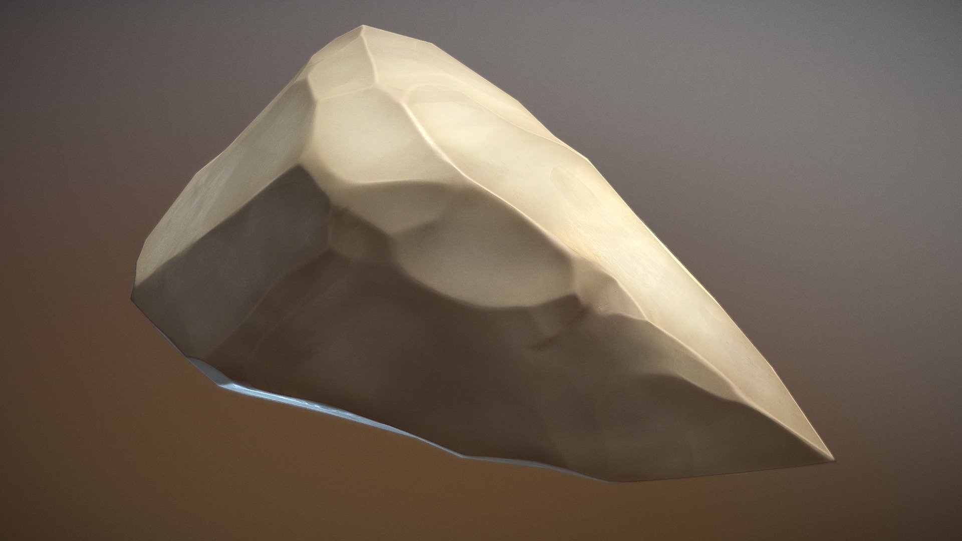 A sharp rock. Literally. - 3D model by Antauri [5446227] - Sketchfab