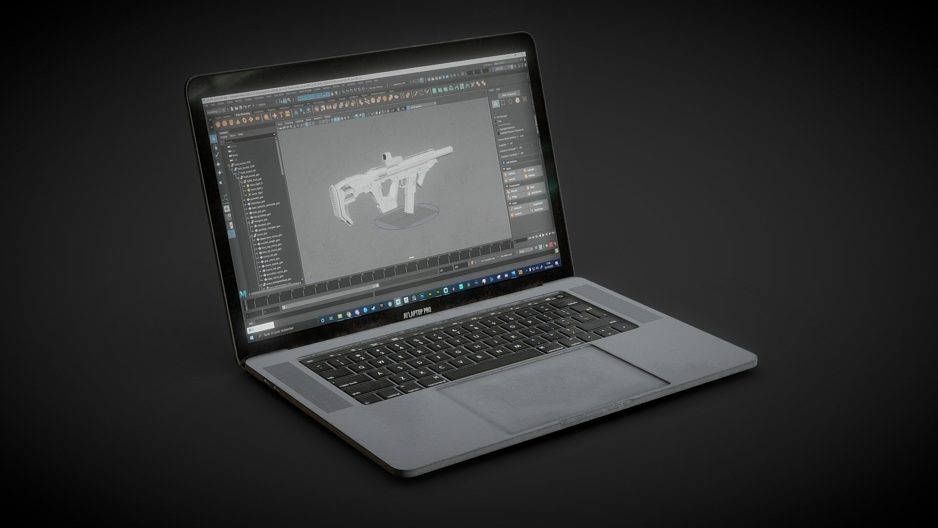 Realistic - Laptop - Buy Royalty Free 3D model by Ju' (@_Ju_) [5446533 ...