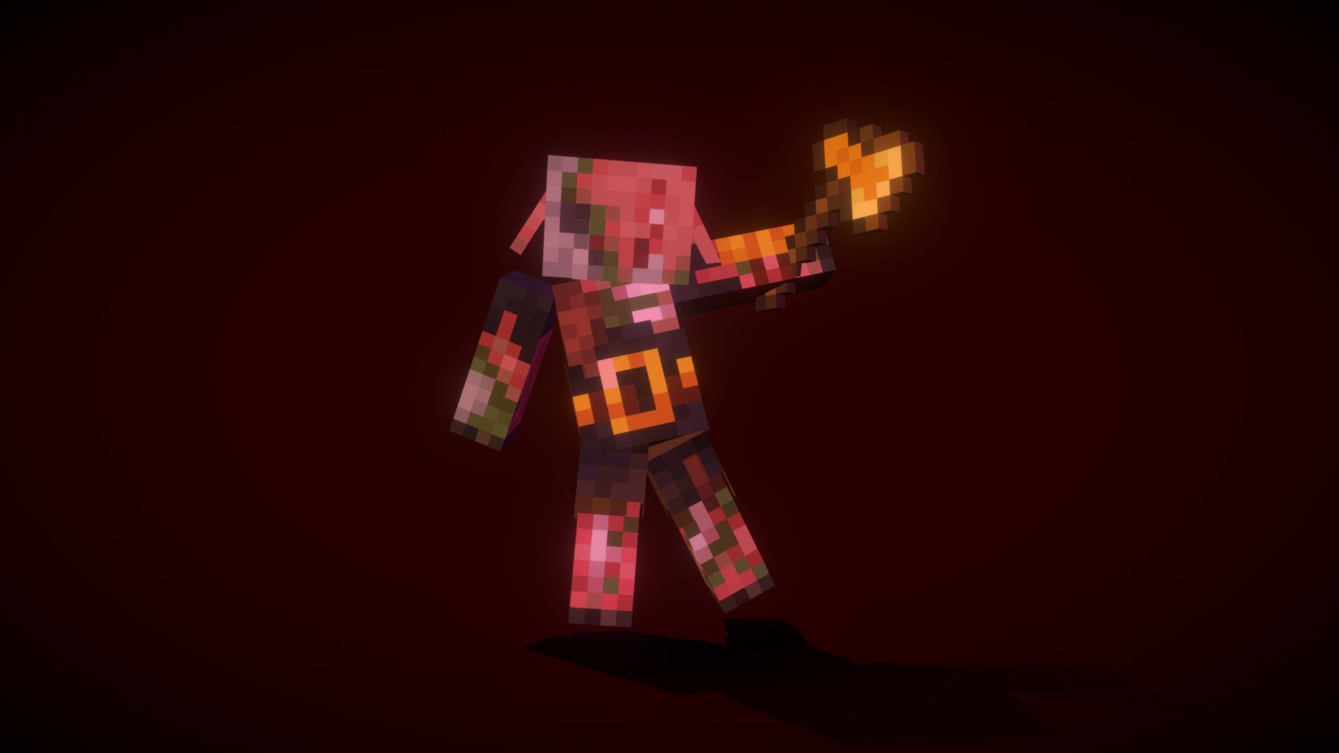 Zombie Piglin Brute - 3D model by ryanaalpay [54472b9] - Sketchfab