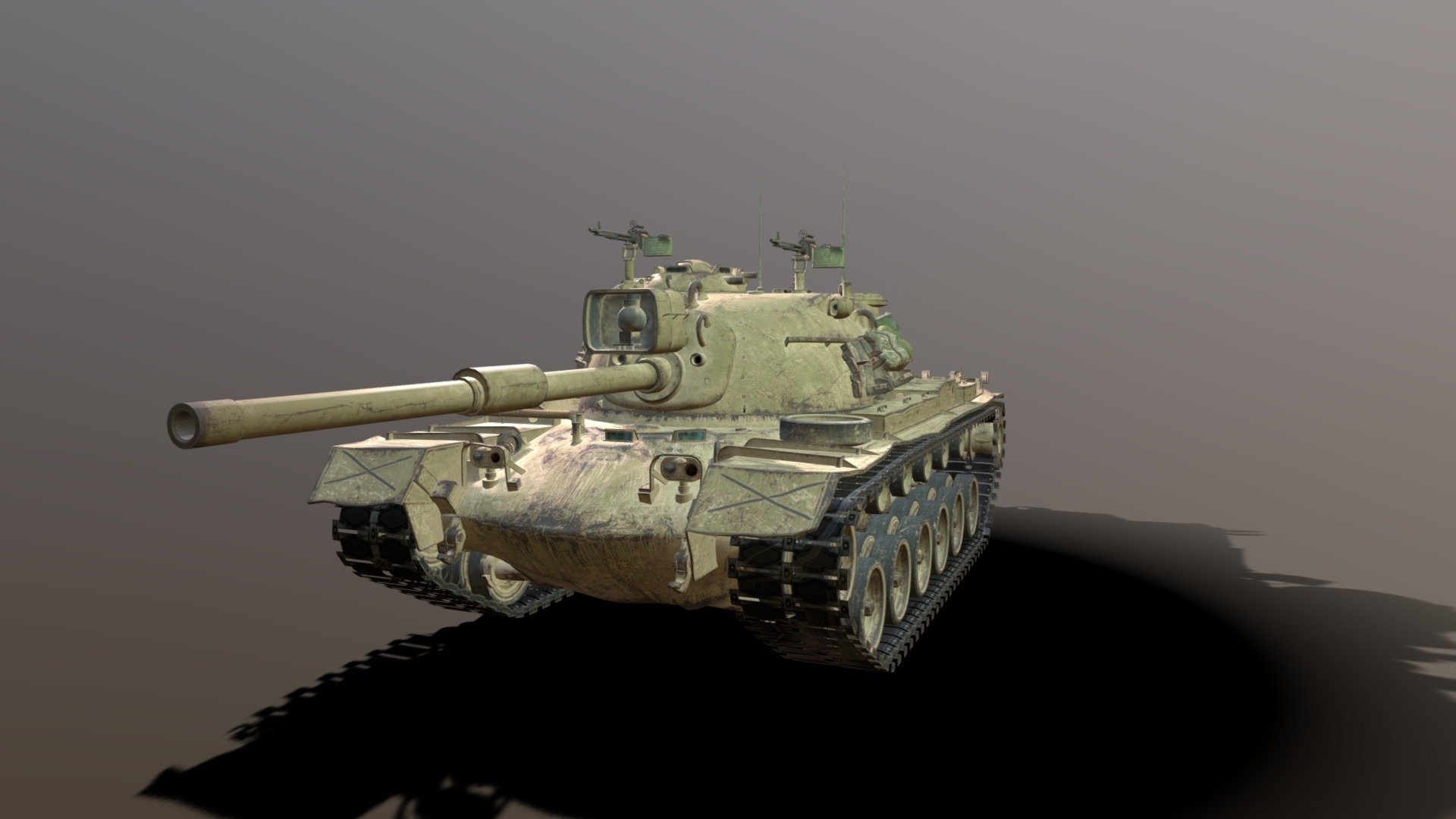 M48A5 Patton - Download Free 3D model by ater.studio [54472c7] - Sketchfab