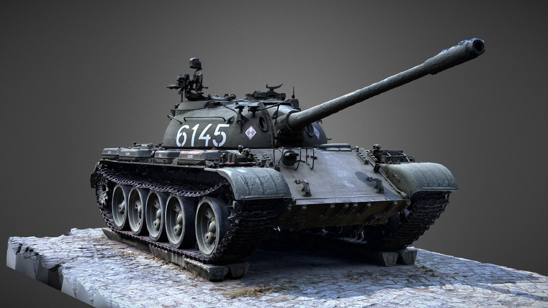 Tank 3D scan : T-55 - 3D model by Dzianis Pilipuk (@d.pilipuk) [5447d29 ...