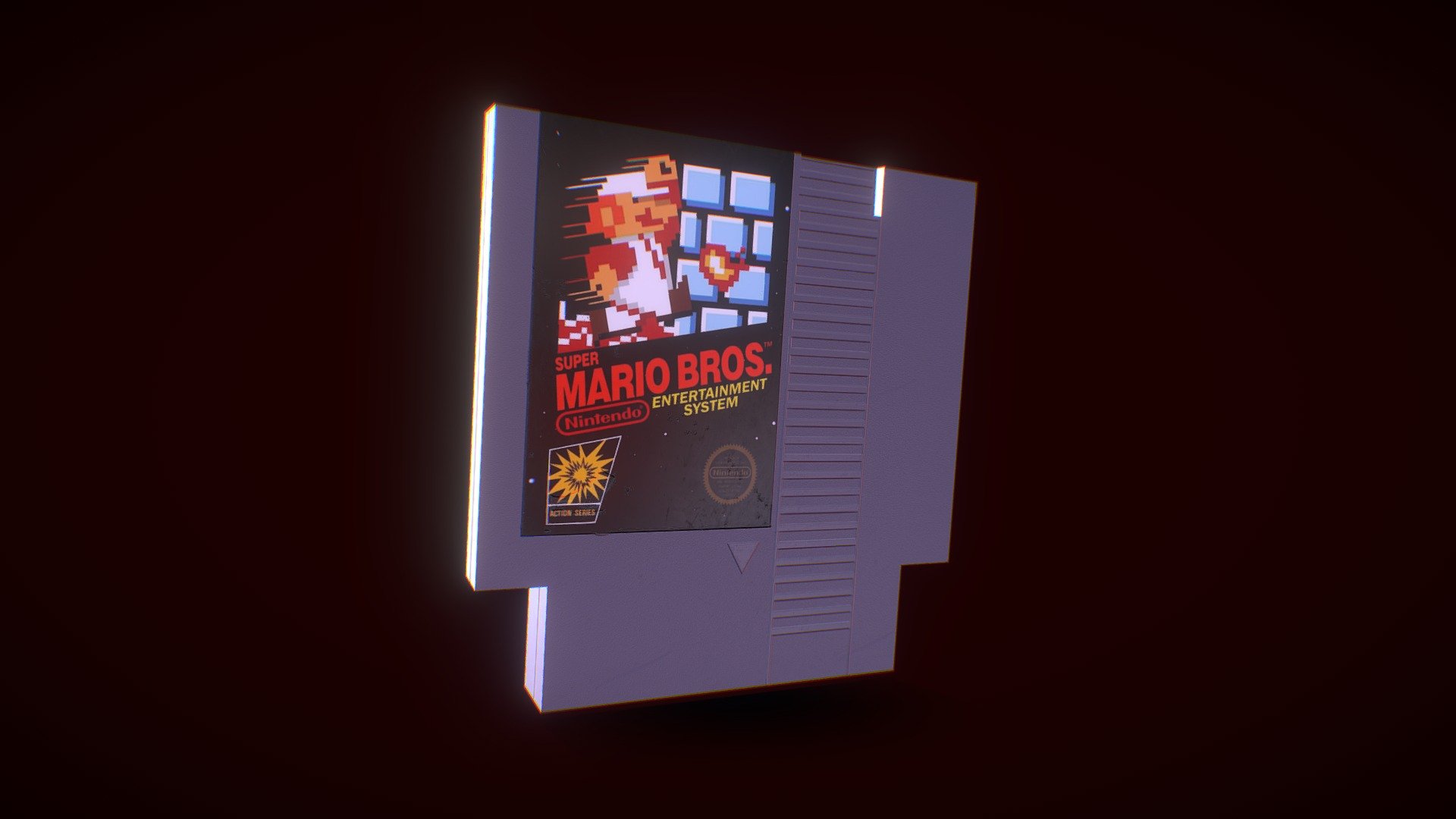 Super Mario Bros. NES cartridge - 3D model by YeresTin [54487e5 ...