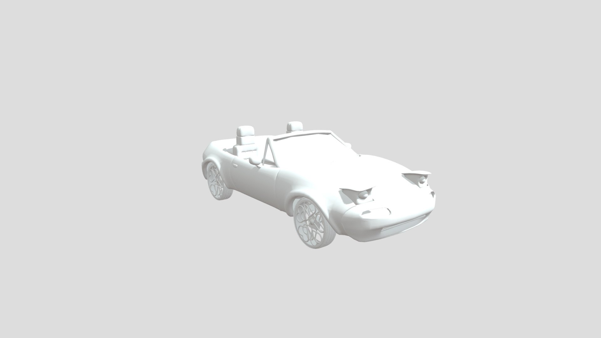 Kawaii Miata - 3D model by LadyMilkyway [544905e] - Sketchfab