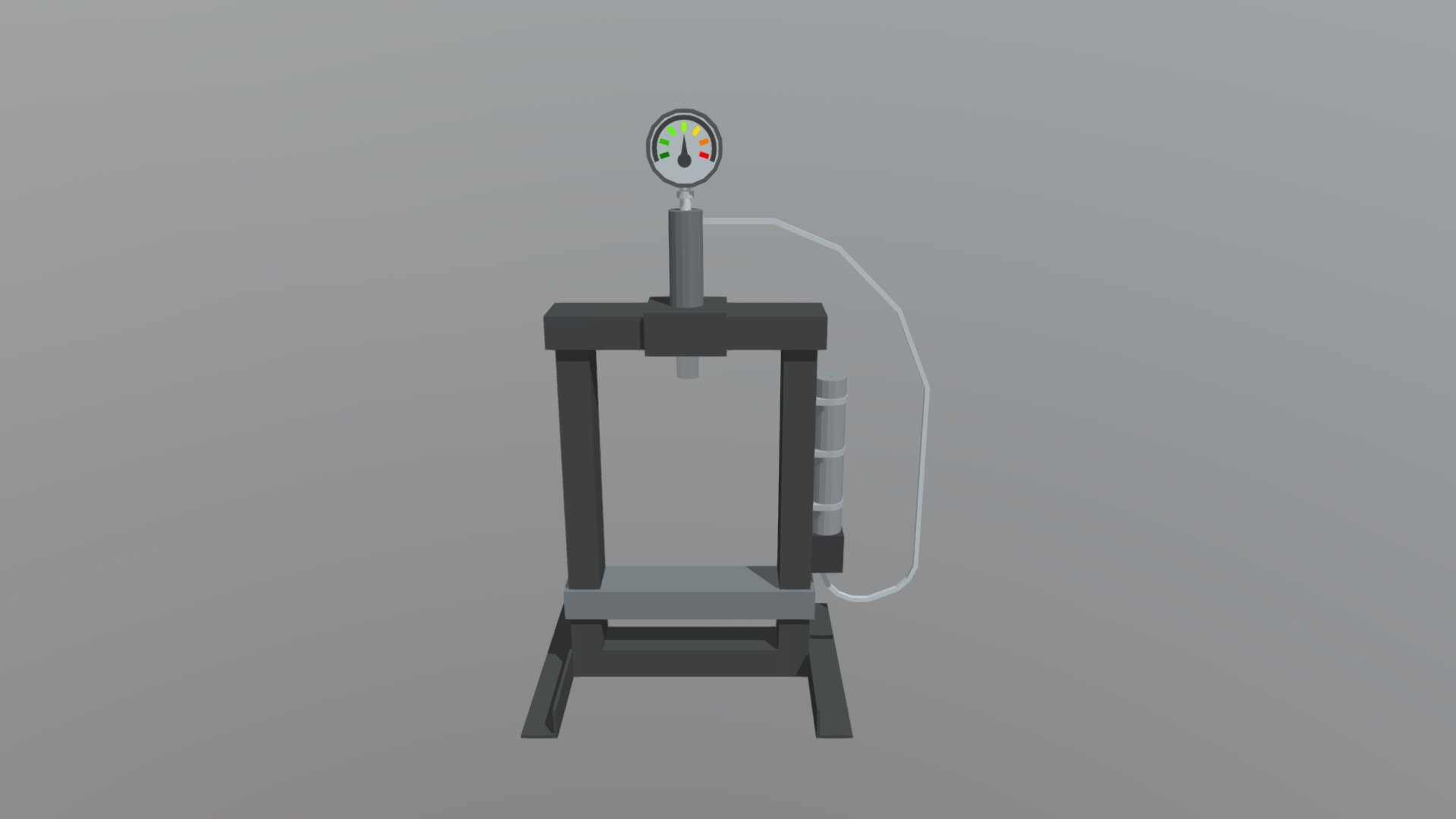 hydraulic press - 3D model by zCristian [5449c68] - Sketchfab